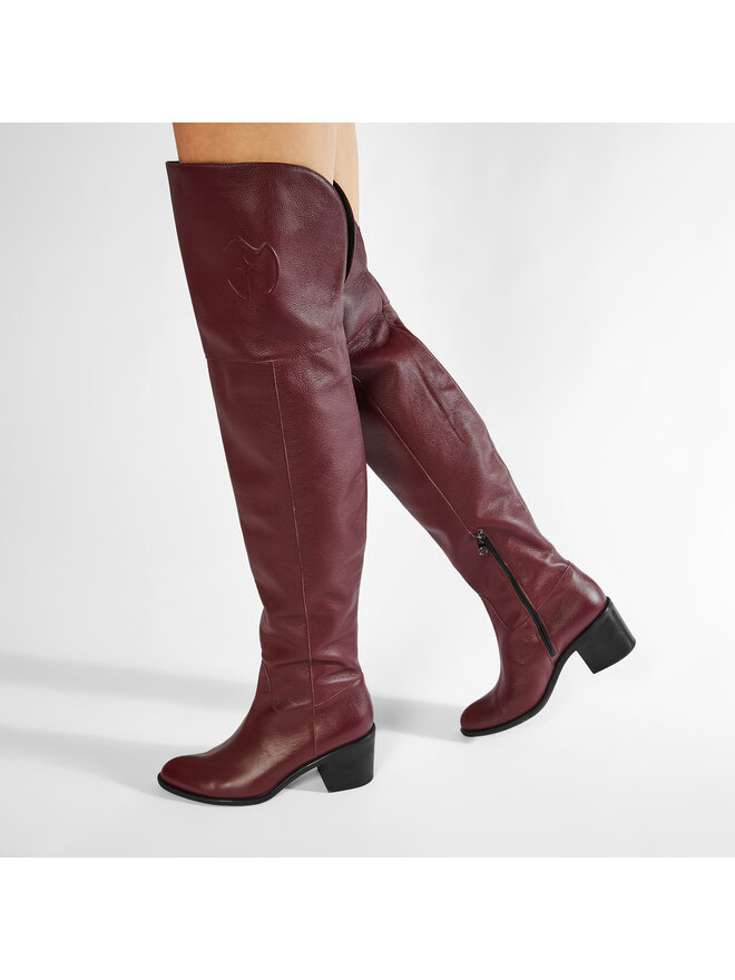 Botas altas Eva Minge EM-10-06-000482 Guinda/burdeos | zapatos.es