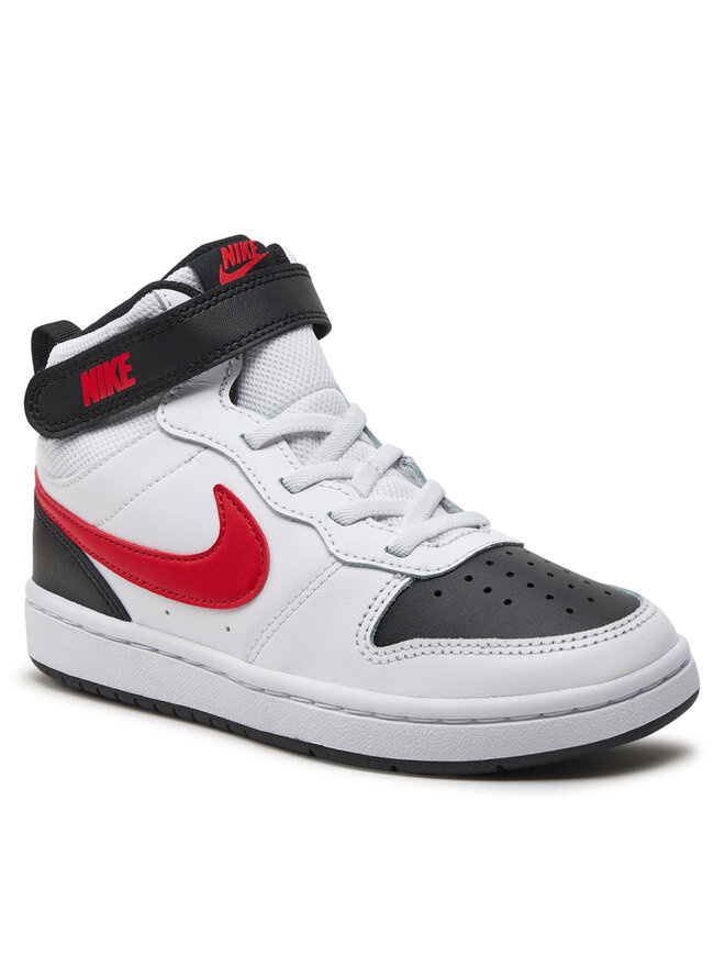Sneakersy Nike Court Borough Mid 2 (PSV) CD7783 110 Bílá | eobuv.cz