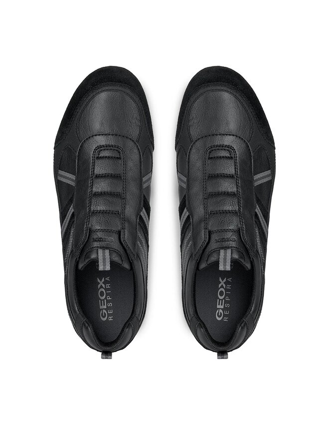 Sneakers Geox U Ravex U043FB 0PTEK C9270 Schwarz | eschuhe.de