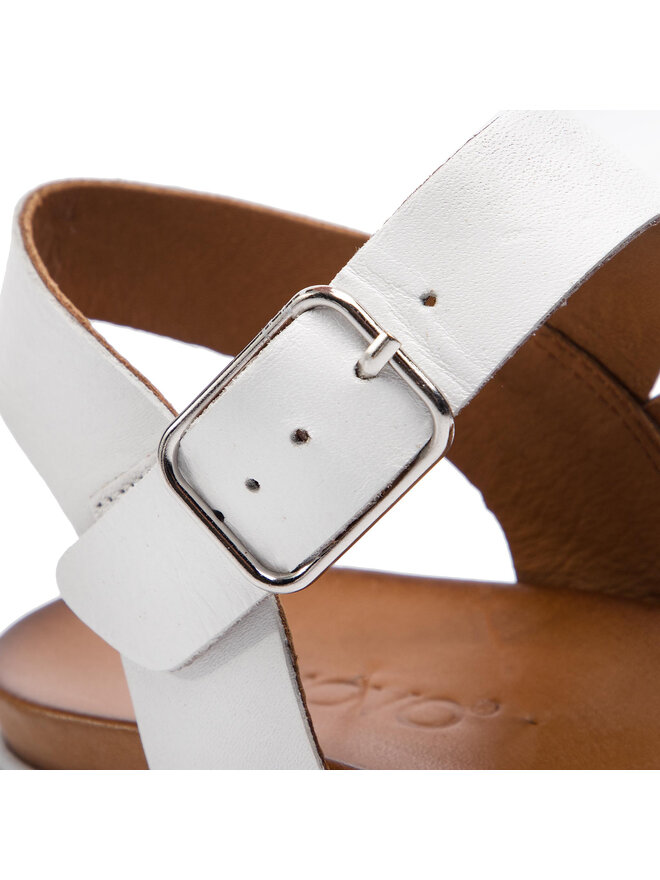 Sandały Inuovo 112003 Biały | eobuwie.com.pl