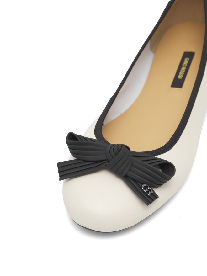 Balerini Gino Rossi COZY-HS001-1-2 Écru | epantofi.ro