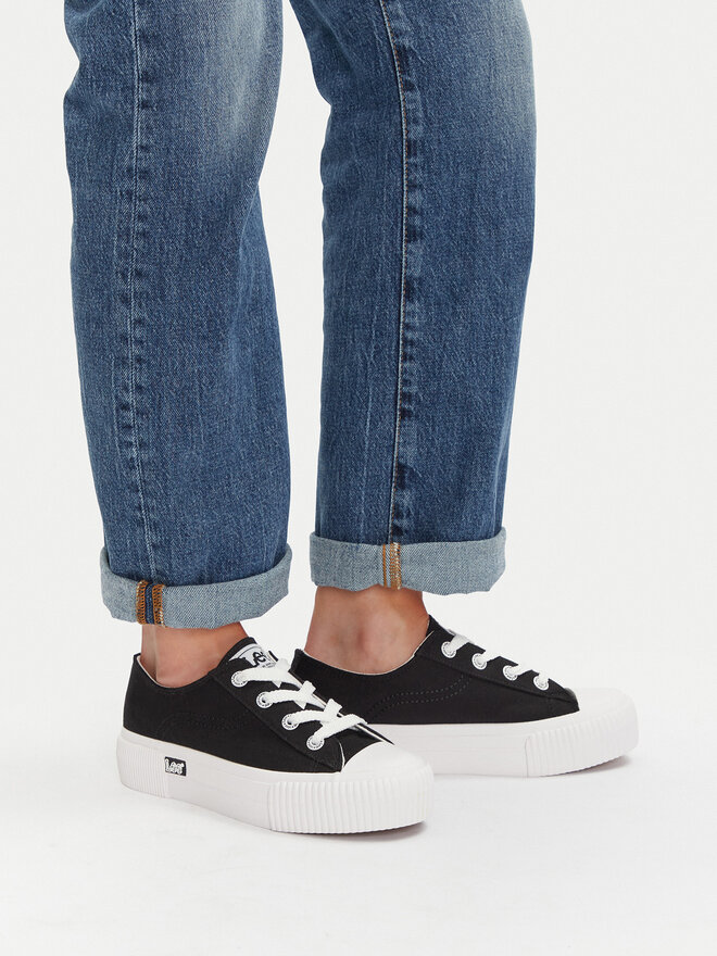 Trampki Lee Isla C Women Low 50251001 25Y Czarny | eobuwie.com.pl