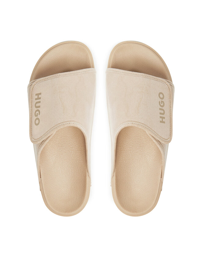Pantoletten HUGO Evander 50548704 Beige | eschuhe.de