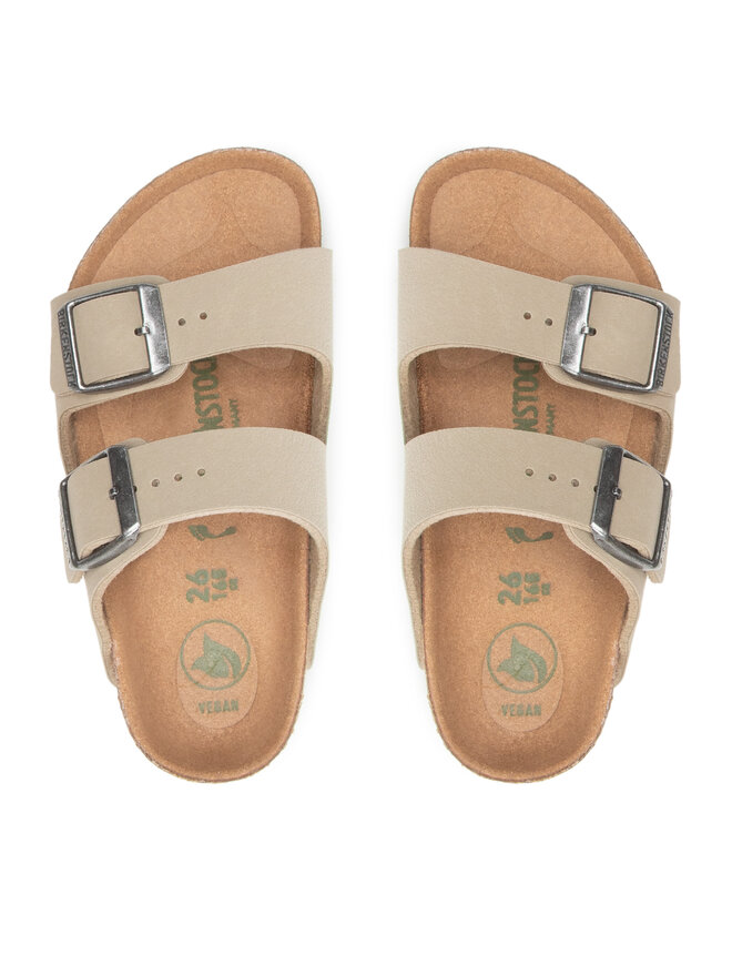 Pantoletten Birkenstock Arizona Kids Bs 1023408 Khakifarben | eschuhe.de