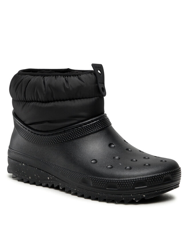 Μπότες Χιονιού Crocs Classic Neo Puff Shorty Boot W 207311 Μαύρο ...