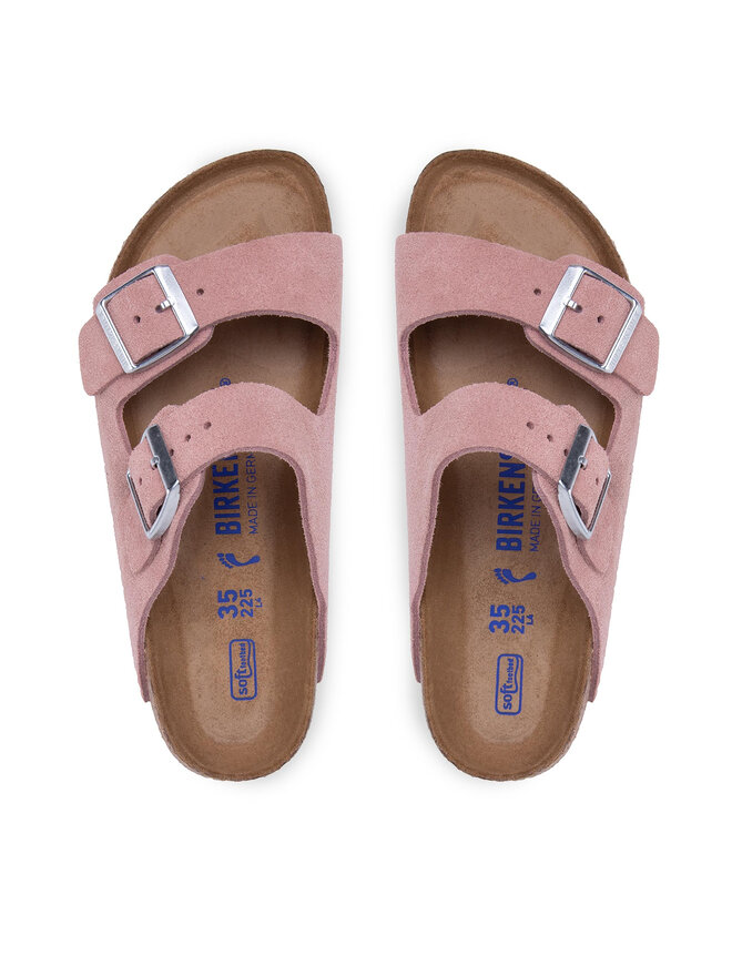 Pantoletten Birkenstock Arizona Bs 1023321 Rosa | eschuhe.de