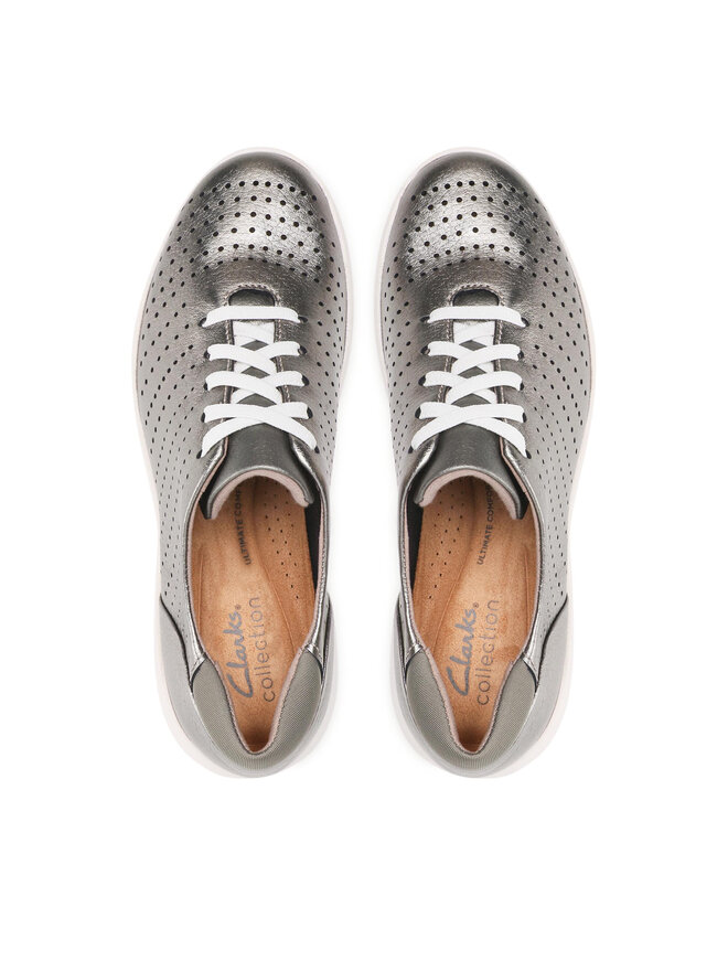 Sneakers Clarks Keyleigh Aster 261648394 Silberfarben | eschuhe.de