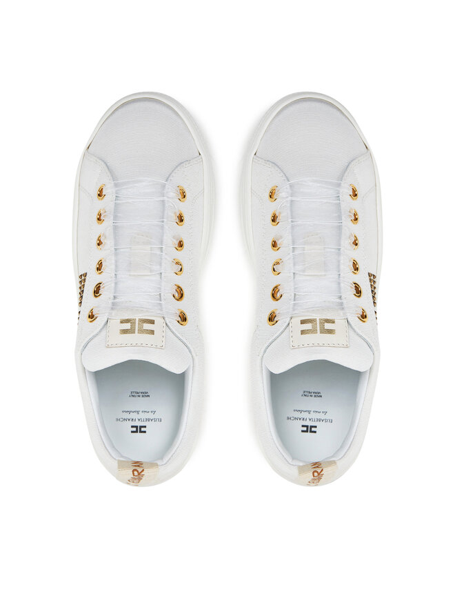 Sneakers Elisabetta Franchi F4-A9E-0241 M Weiß | eschuhe.de