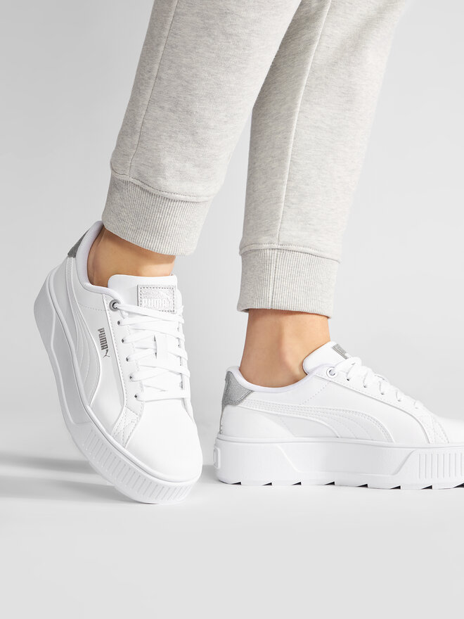 Sneakers Puma Karmen Distressed 387636 02 Alb | epantofi.ro