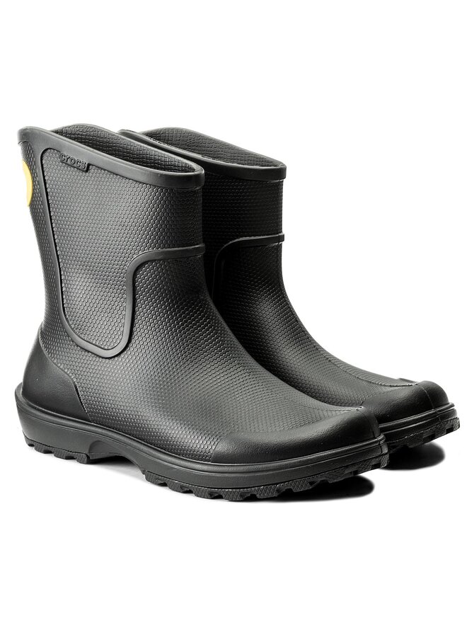 Botas de agua Crocs Wellie Rain Boot 12602 Negro | zapatos.es