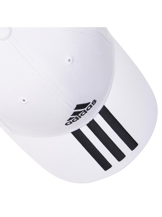 Cap adidas Baseball 3-Stripes Twill Cap FQ5411 Weiß | eschuhe.de