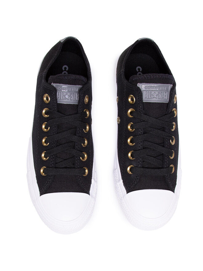 Sneakers aus Stoff Converse Ctas Ox 167825C Schwarz | eschuhe.de