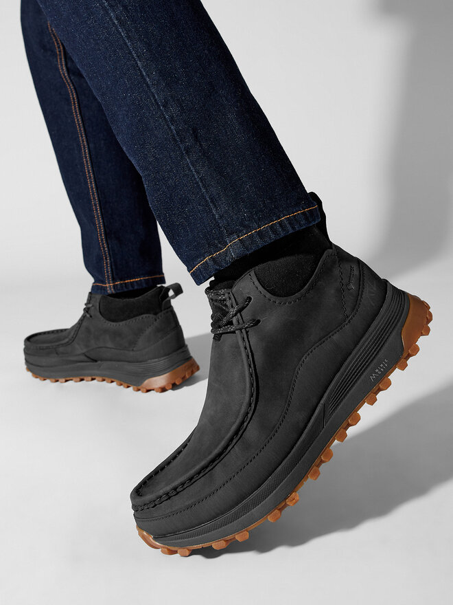 Kotníková obuv Clarks Atl Tk Wall Bt gtx GORE-TEX 261739267 Černá ...