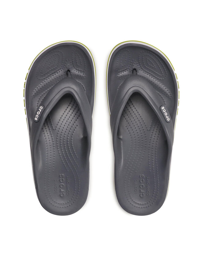 Chancletas Crocs Bayaband Flip 205393 Gris | zapatos.es