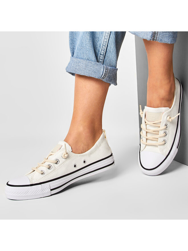 Sneakers aus Stoff Converse Ctas Shoreline Slip 567734C Weiß | eschuhe.de