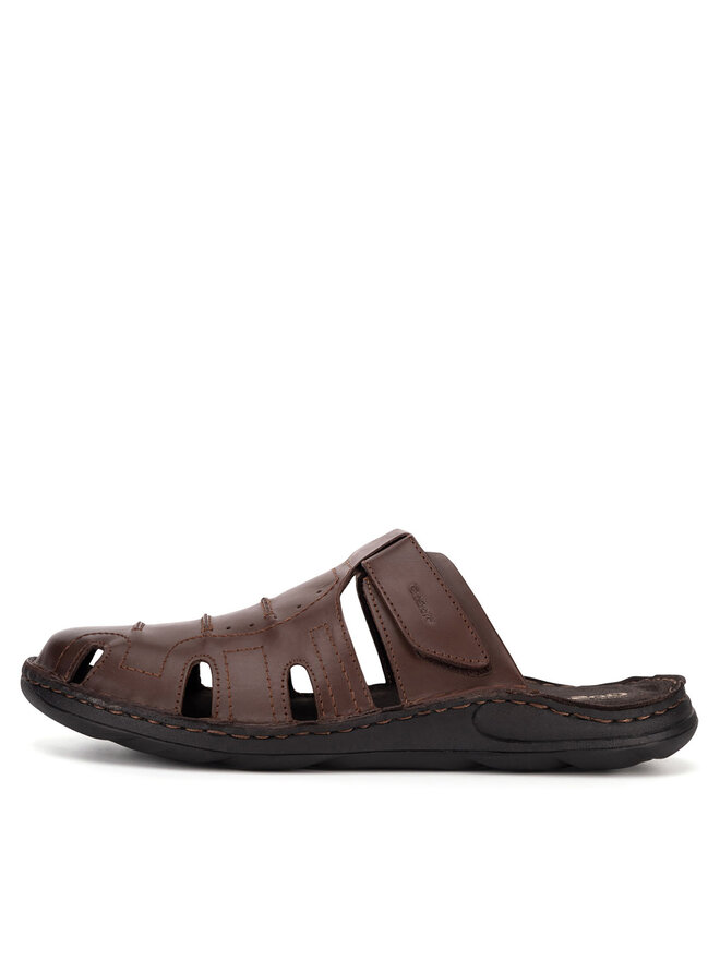 Klapki Go Soft ROMA-03 MI18 Brązowy | eobuwie.com.pl