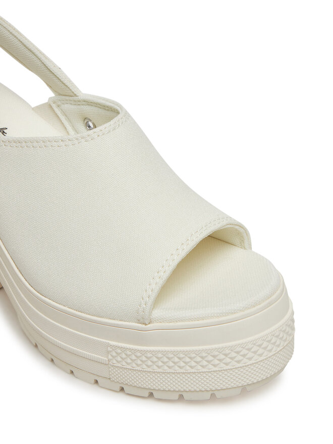 Sandály Converse Chuck 70 De Luxe Heel Sandal Platform A13796C Écru ...