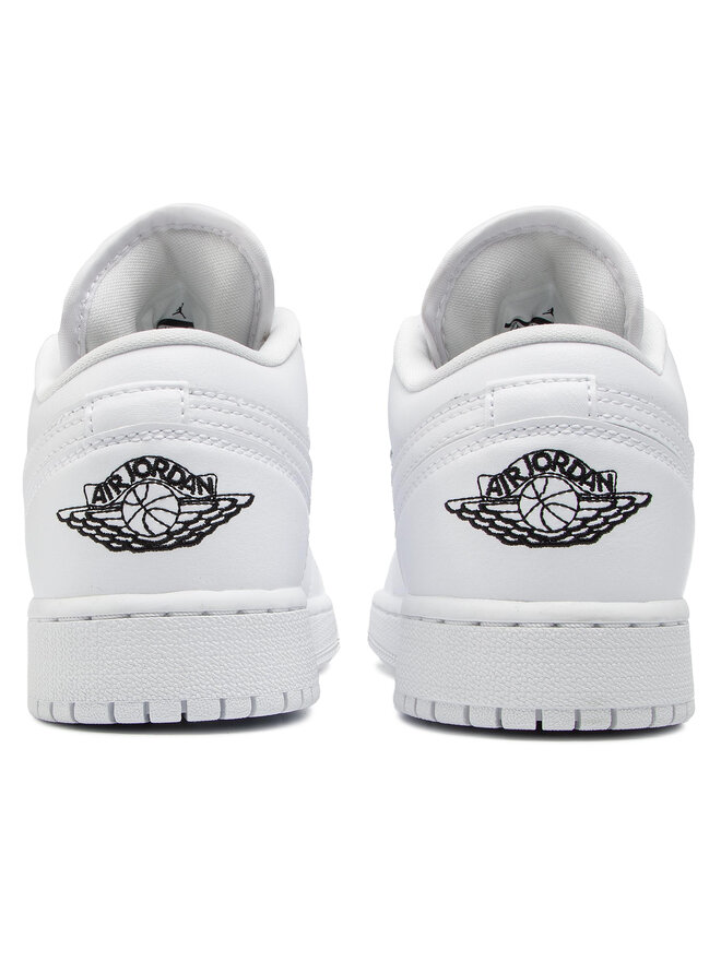 Sneakers Nike Air Jordan 1 Low (GS) 553560 101 Weiß | eschuhe.de