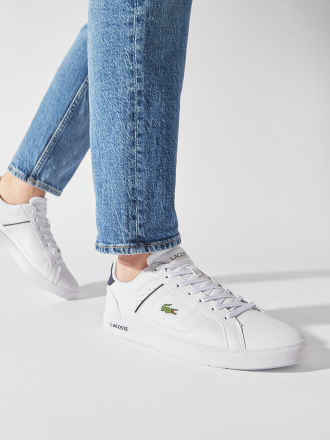 Sneakersy Lacoste Europa Pro 123 3 Sma Biały | eobuwie.com.pl