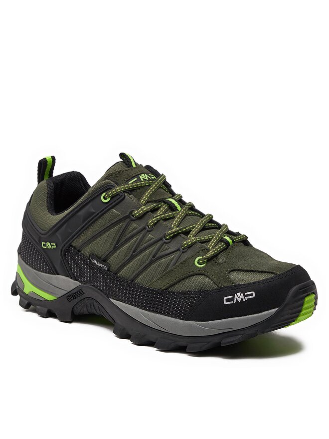 Trekkingi CMP Rigel Low Trekking Wp 3Q54457 Khaki | eobuwie.com.pl