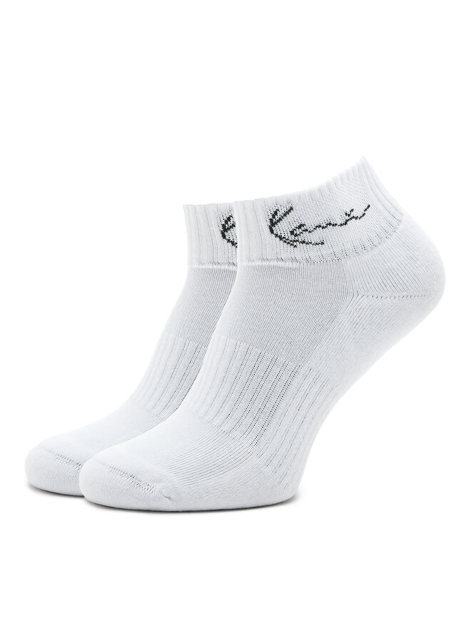 Skarpety krótkie Karl Kani Signature Ankle Signature Ankle Biały ...