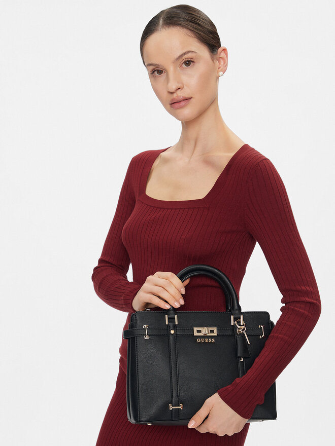 Дамска чанта Guess Emilee (BG) HWBG88 62060 Черен | obuvki.bg