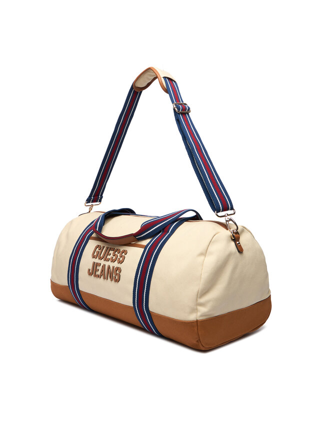 Geantă de weekend Guess Jeans M5BZ93 WL970 Écru | epantofi.ro