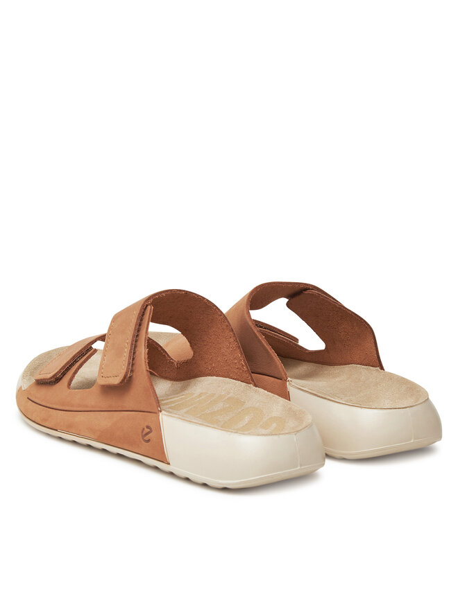 Klapki ECCO Cozmo W 20682302291 Brązowy | eobuwie.com.pl