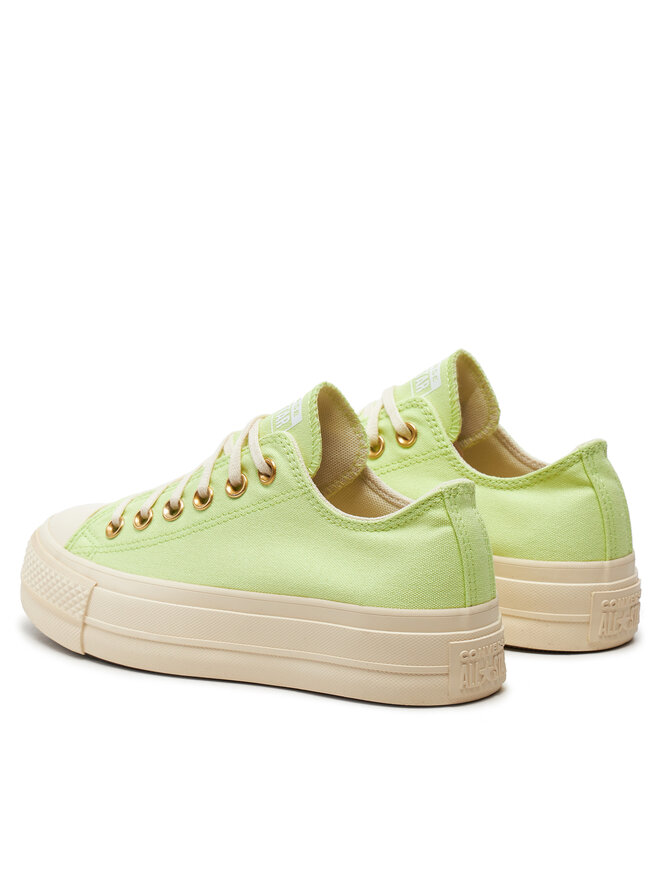 Teniși Converse Chuck Taylor All Star Lift Platform Ox A09913C Verde | epantofi.ro