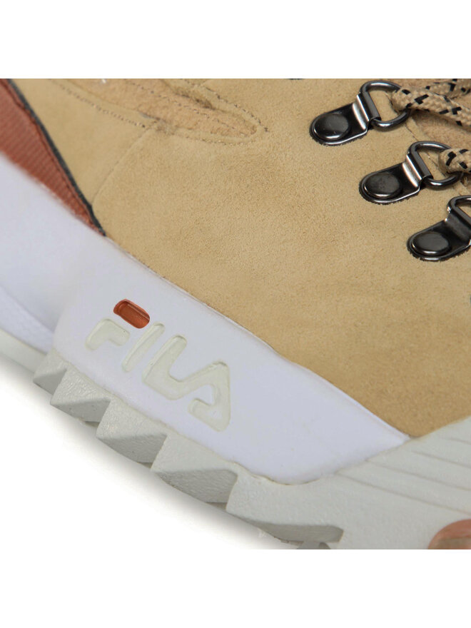 Schnürstiefeletten Fila Disruptor Hiking Boot Wmn 1011018.30Z Beige ...