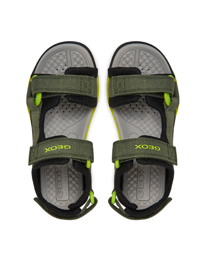 Sandály Geox J Borealis Boy J450RE 01411 C0914 S Khaki | eobuv.cz