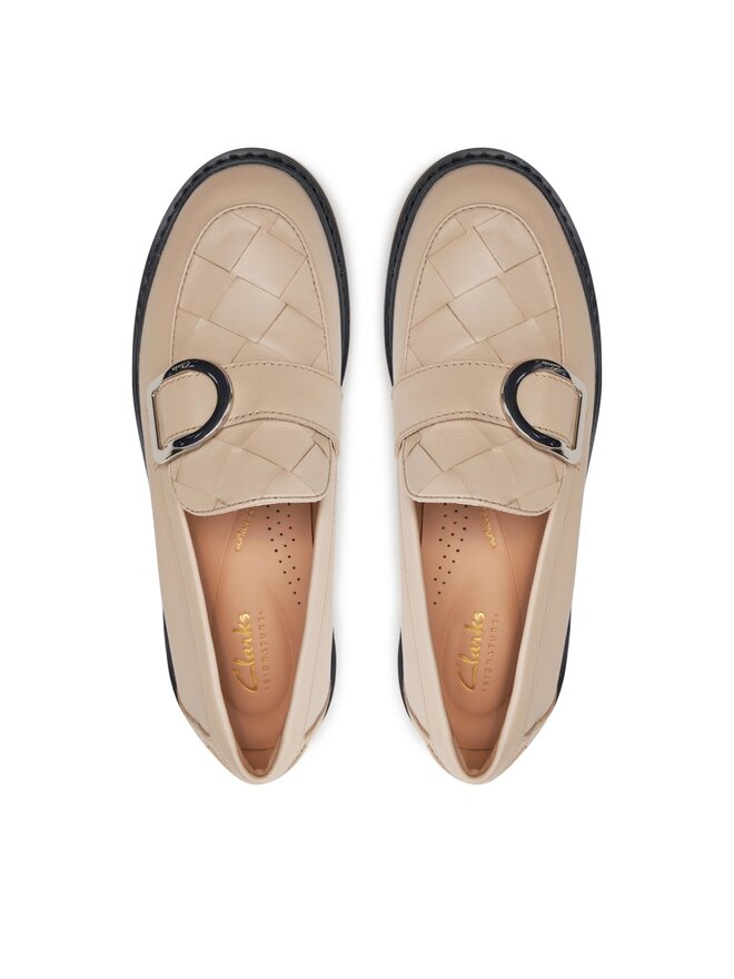 Slipper Clarks Splend Penny 26176807 Beige | eschuhe.de