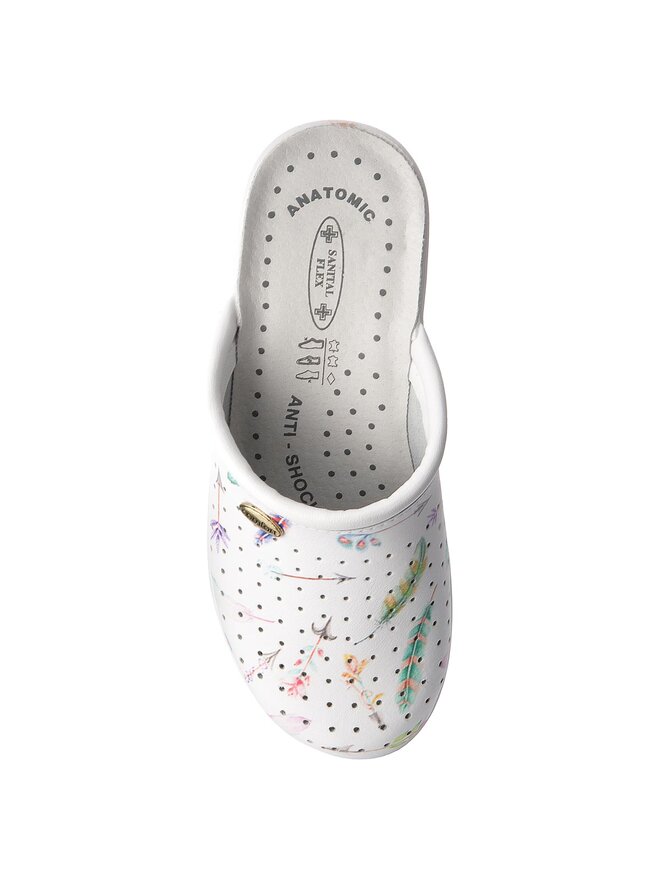 Pantoletten Sanital-Flex 707 Weiß | eschuhe.de