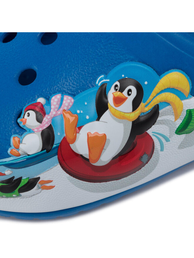 Klapki Crocs Crocsfly Playful Penguin Clog K 205822 Granatowy | eobuwie ...