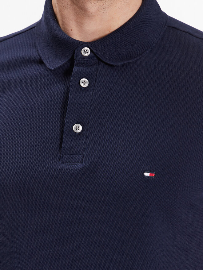 Tommy Hilfiger Poloshirt 1985 MW0MW17771 Dunkelblau Slim Fit | eschuhe.de