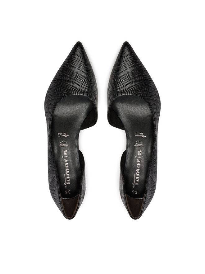 Pantofi cu toc subțire Tamaris 1-22455-42 Negru | epantofi.ro