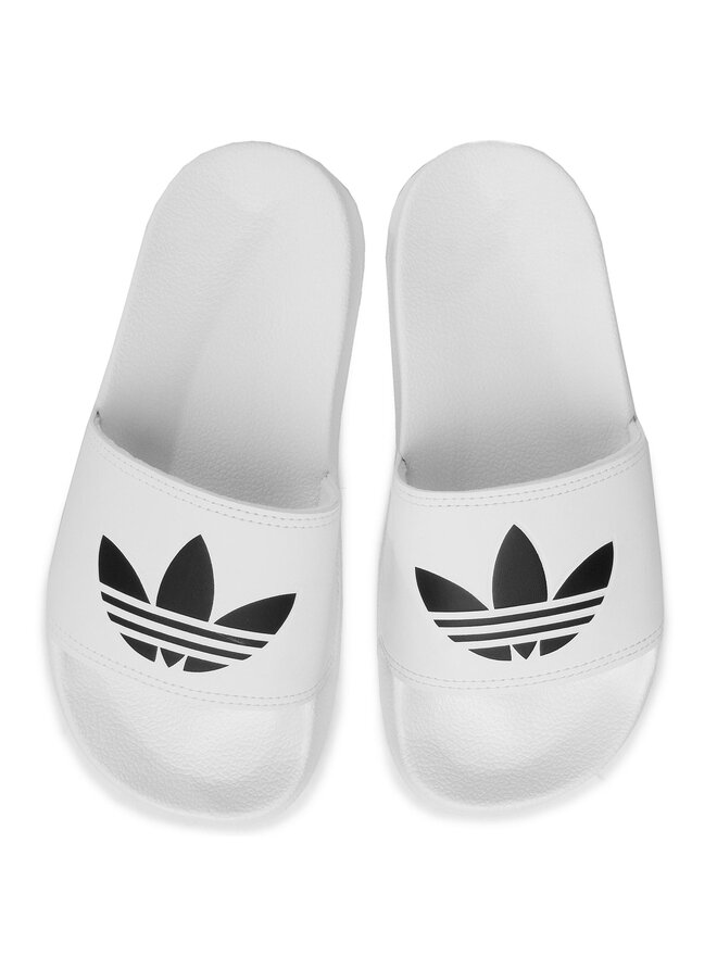 Pantoletten adidas adilette Lite J EG8272 Weiß | eschuhe.de