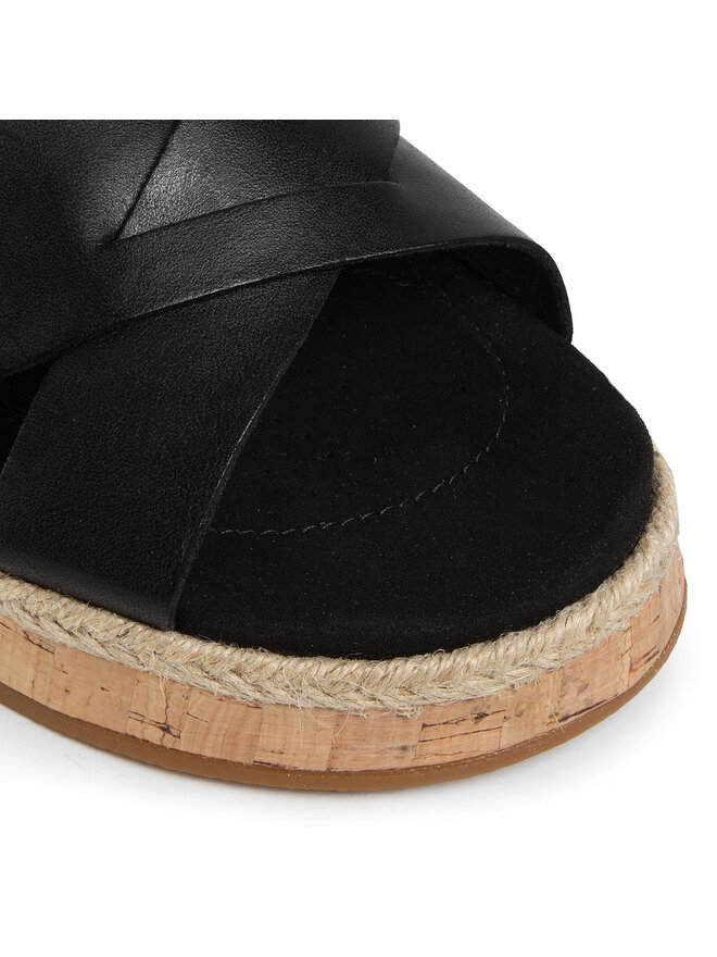 Espadrilles Clarks Botanic Poppy 261504384 Schwarz | eschuhe.de