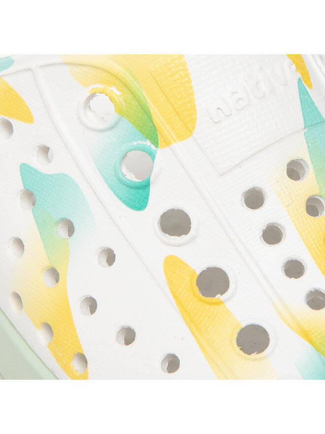 Sneakers aus Stoff Native Jefferson Print 13100101-8962 Weiß | eschuhe.de