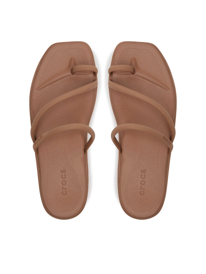 Zehentrenner Crocs Miami Toe Loop Sandal 209862 Braun | eschuhe.de