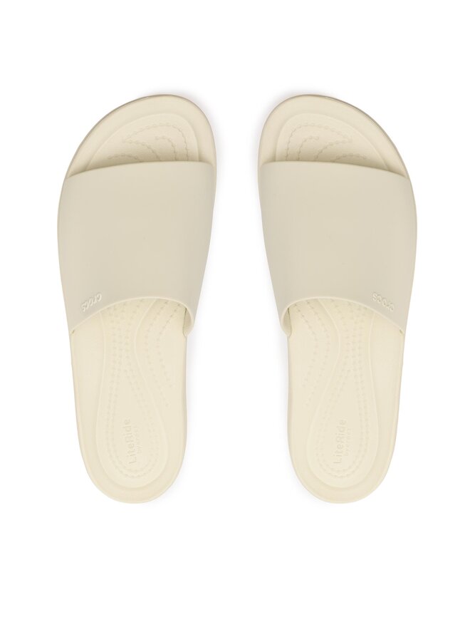 Pantoletten Crocs Crocs Brooklyn Slide 208728 Beige | eschuhe.de
