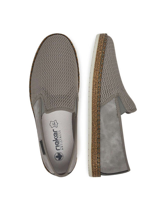 Polobotky Rieker B5265-43 Šedá | eobuv.cz
