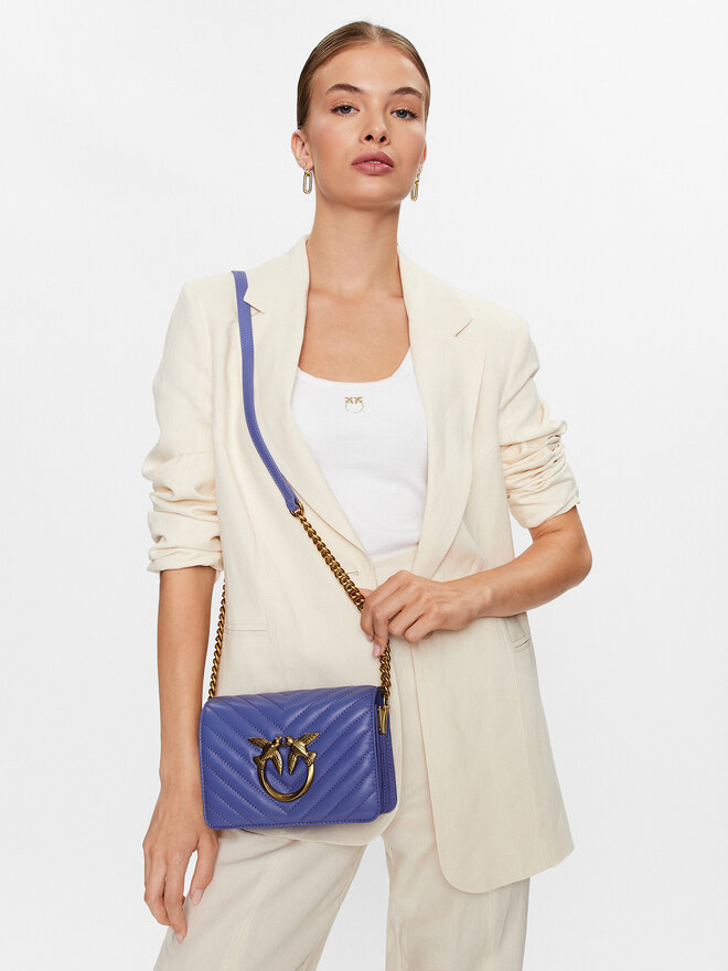 Τσάντα Pinko Love Click Mini PE 23 PLTT 100067 A0GK Μωβ | epapoutsia.gr