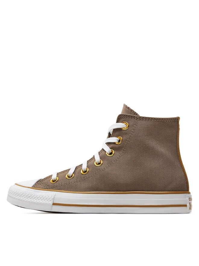 Teniși Converse Chuck Taylor All Star Herringbone Stripe A06440C Maro ...