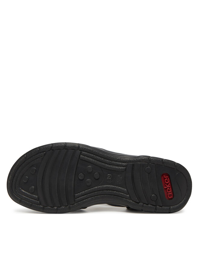 Sandały Rieker 64574-00 Czarny | eobuwie.com.pl