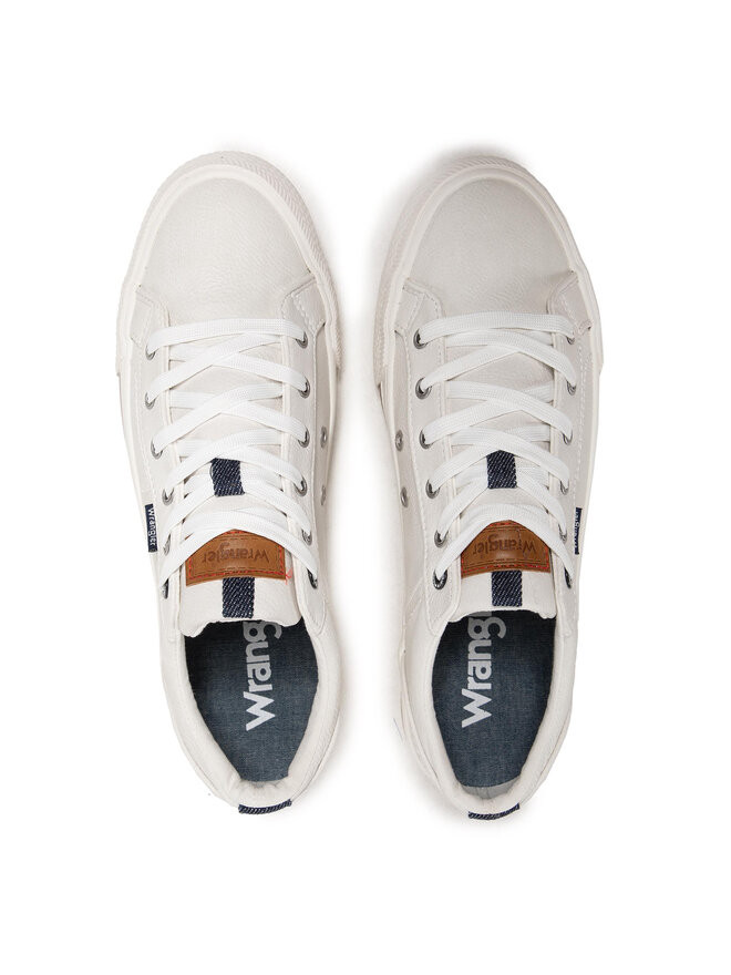 Sneakers aus Stoff Wrangler Clay Vegan WM11121A Weiß | eschuhe.de