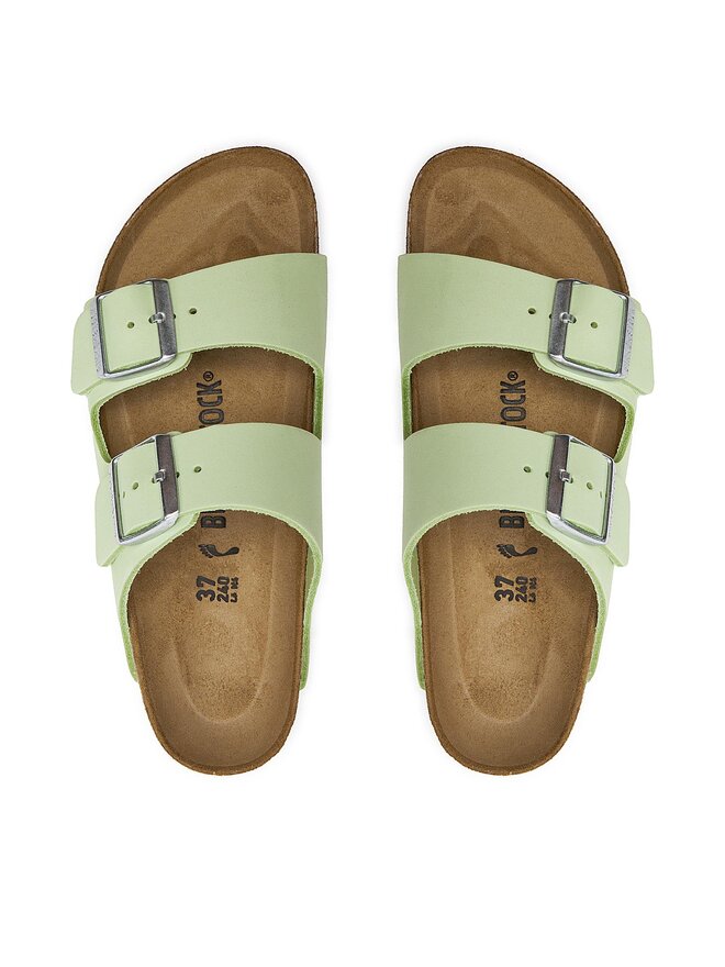 Pantoletten Birkenstock Arizona 1026710 Grün | eschuhe.de