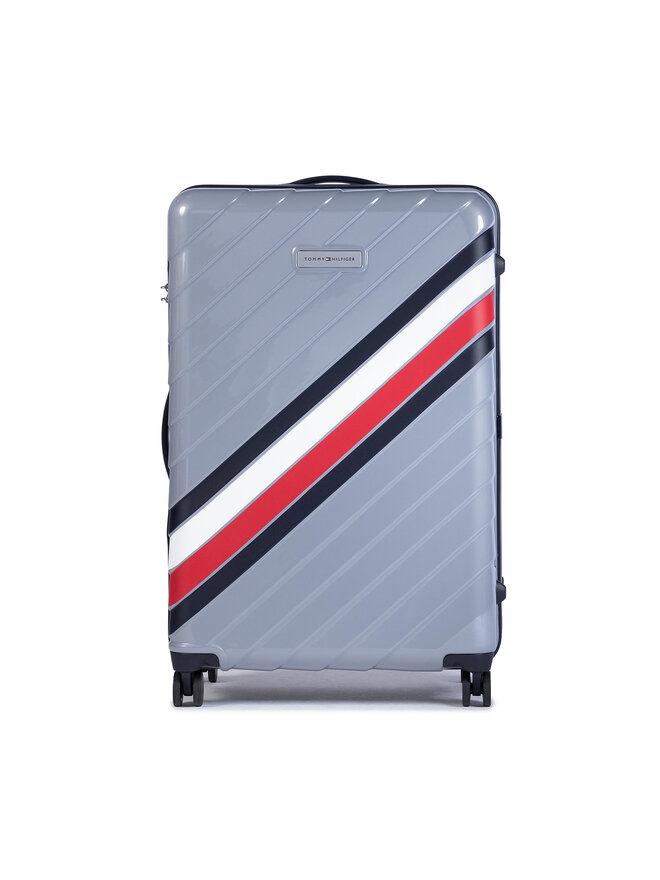 GroBer Koffer Tommy Hilfiger Tommy Corporate 28 AU0AU01062 Silberfarben eschuhe