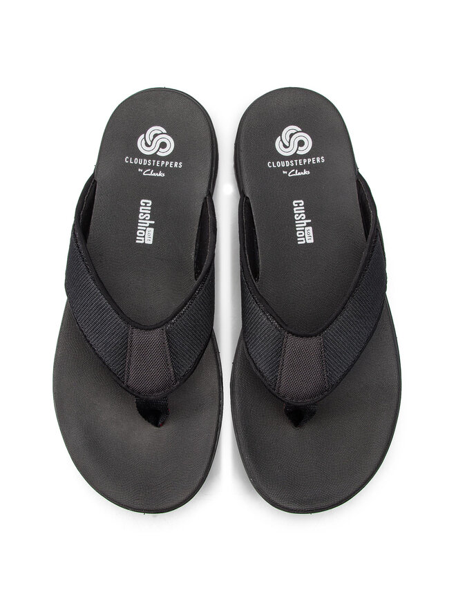 Chancletas Clarks Step Beat Dune 261402687 Negro | zapatos.es