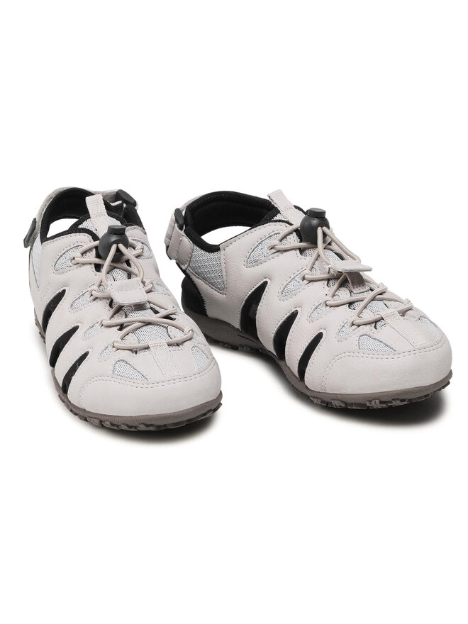Sandály Geox D Sand.Strel B D0225B 0EK14 C0856 Šedá | eobuv.cz